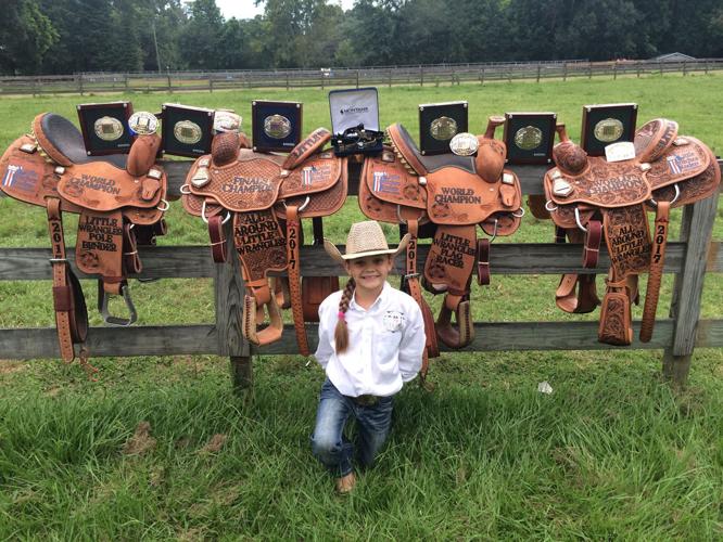 Not horsing around: 9-year-old Rylee Jo Maryman wins 3 world titles at ...