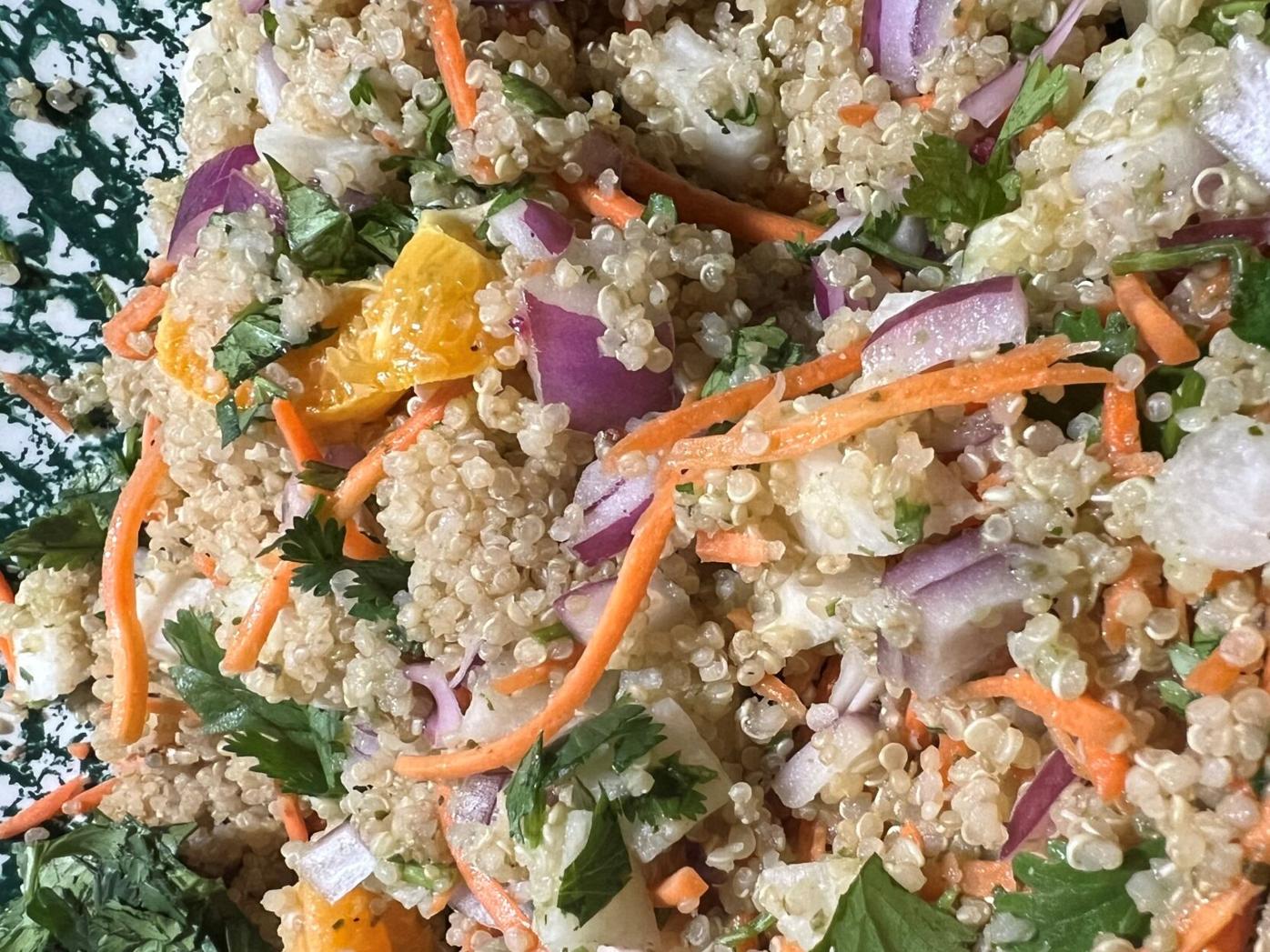 how to cook quinoa seeds for salad