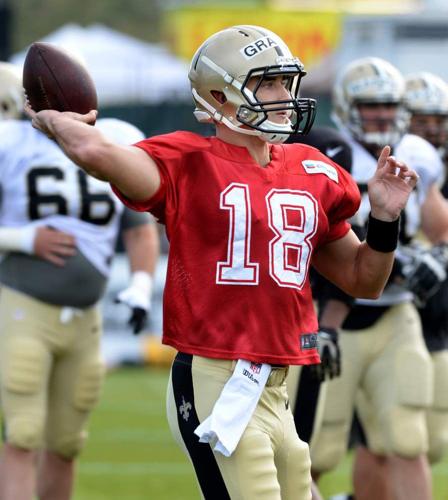 Rookie quarterback Garrett Grayson taking early lumps with Saints ...