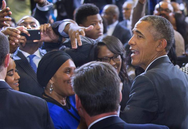 Obama entertains playful Baton Rouge crowd of 1,000 at McKinley -- then ...