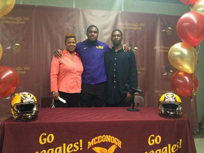 McDonogh 35 defensive end Sci Martin selects LSU over Alabama, TCU ...