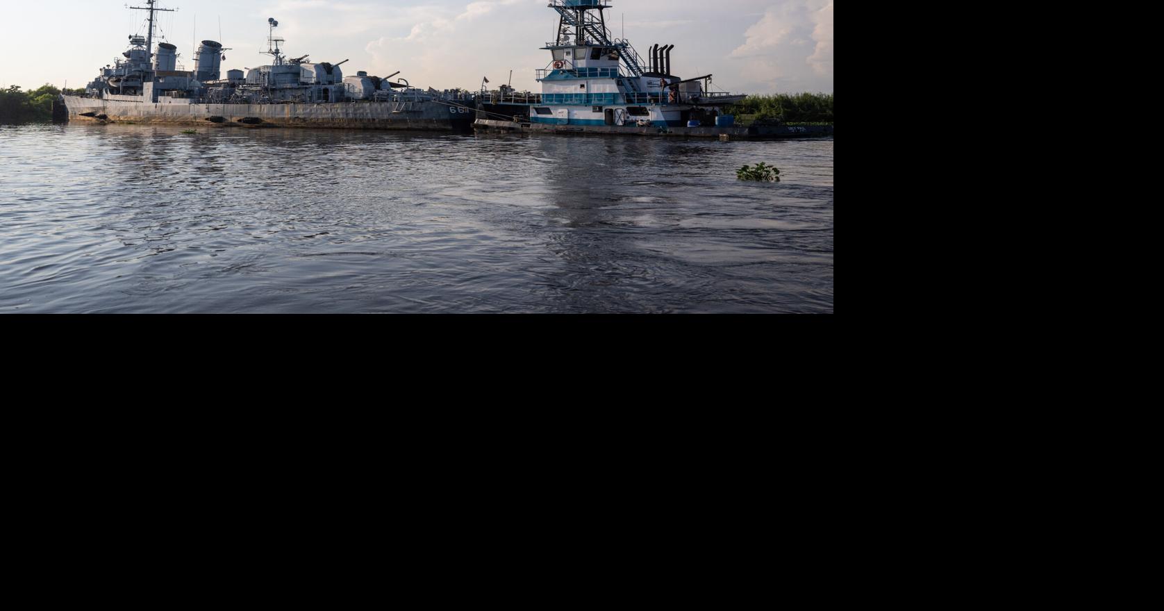 USS Kidd moved to dry dock. Repairs and improvements to come | Baton ...