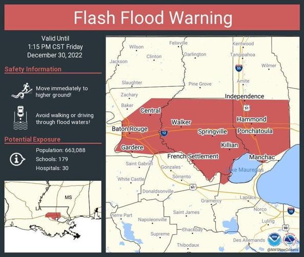 Flash flood warning until 1 p.m. Friday for New Orleans area | News ...