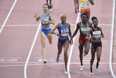 Former LSU standout Natoya Goule advances at worlds in 800; Mondo ...