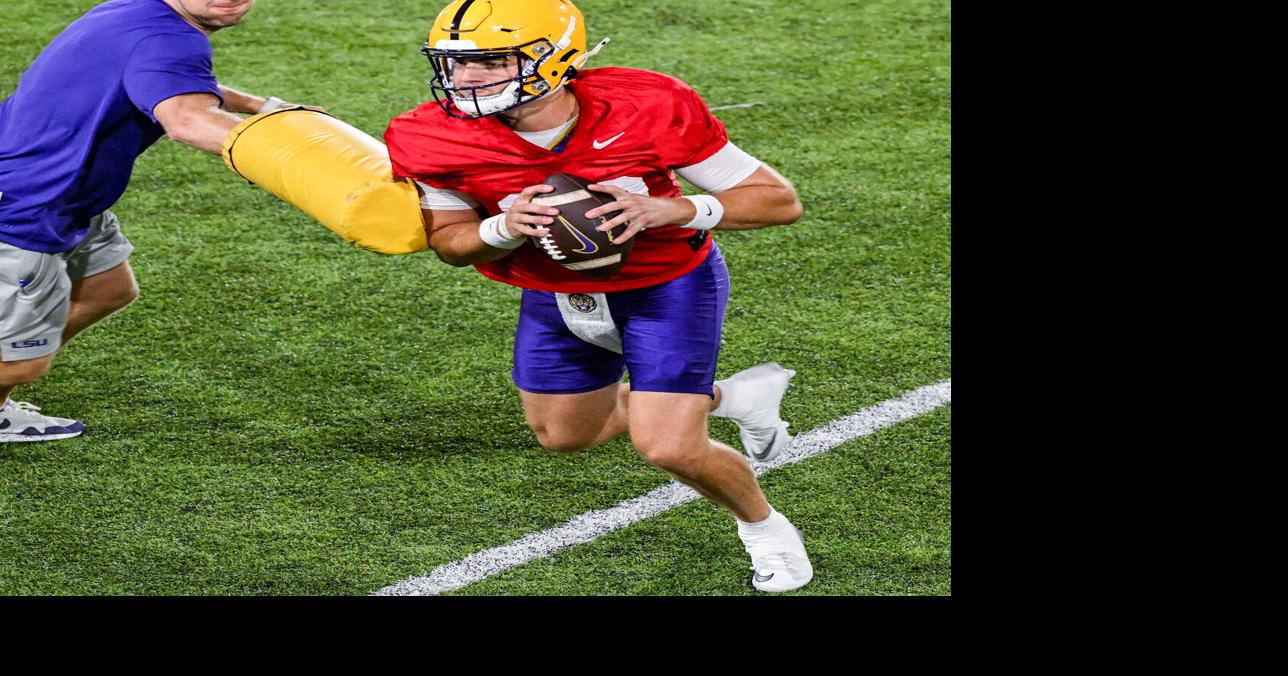 LSU football camp observations: Garrett Nussmeier goes deep | LSU ...