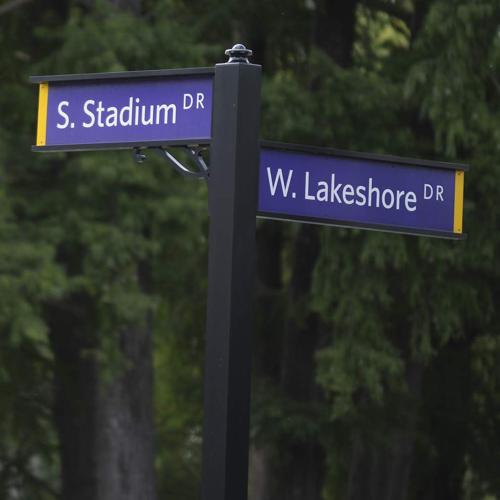 Video: New traffic signal installed at southeast entrance to LSU campus ...
