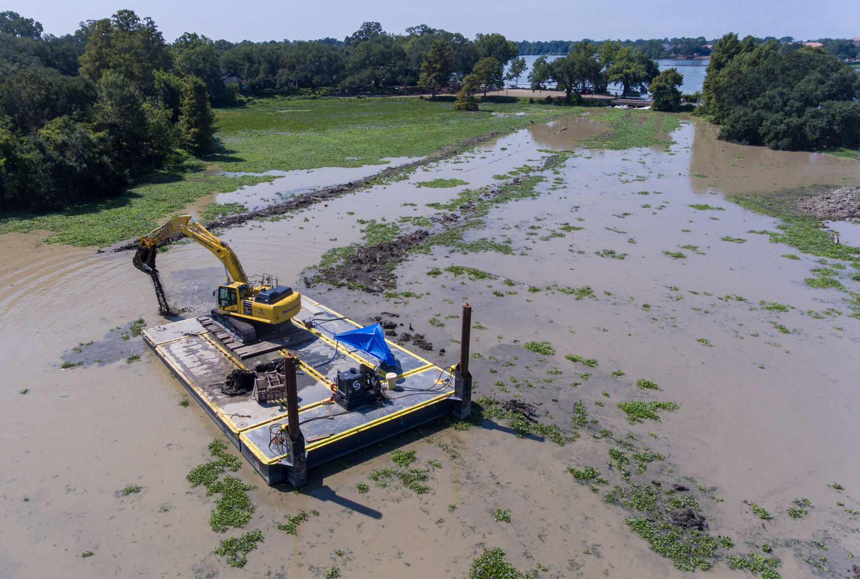 LSU University Lakes dredging project gets underway | Entertainment ...