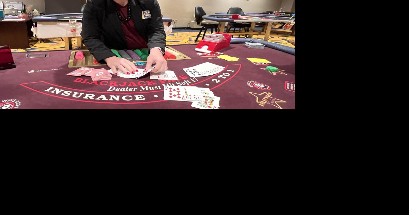 Jan Risher tries casino's dealer's bootcamp in Baton Rouge ...