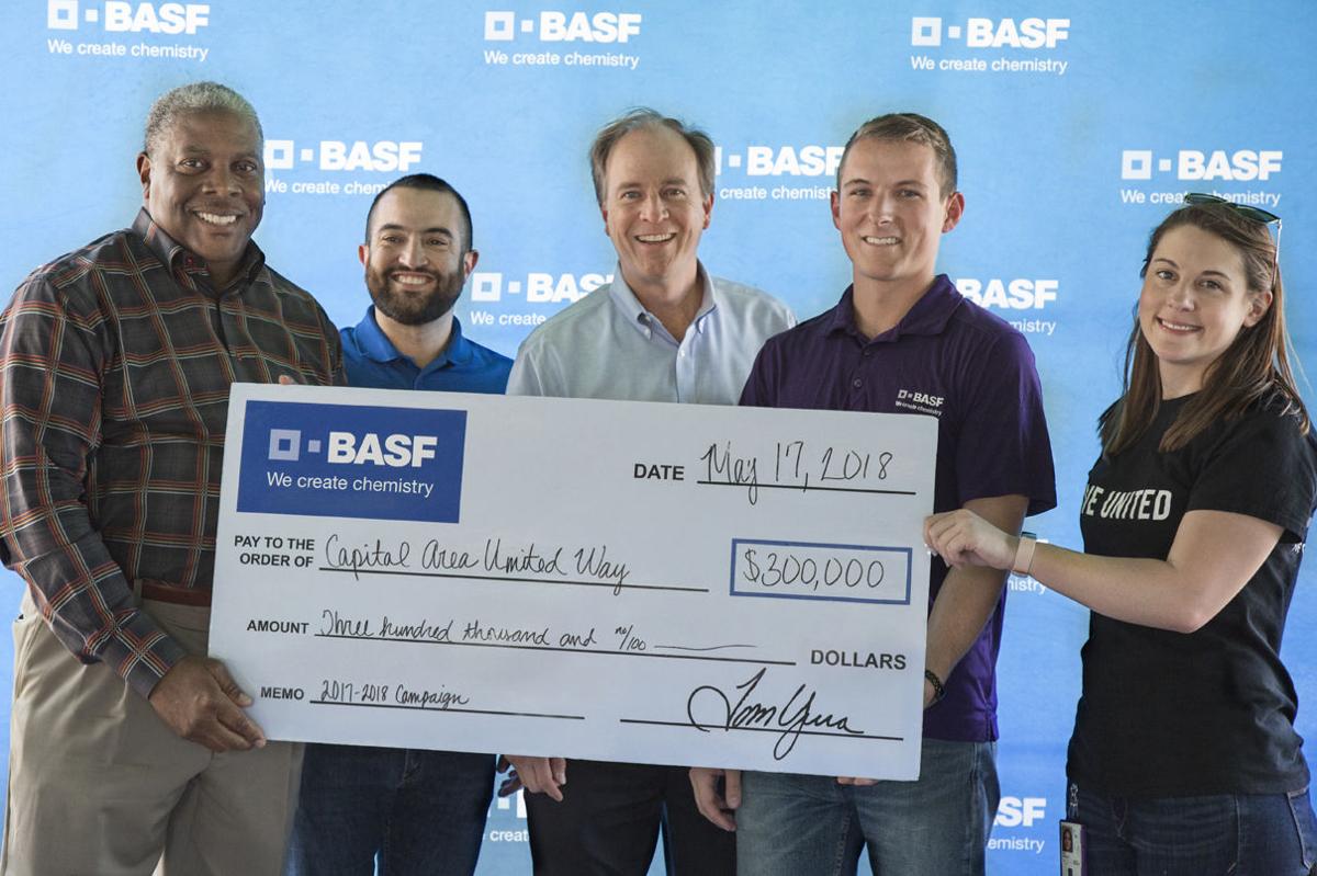 BASF and employees donate $300,000 to Capital Area United Way ...