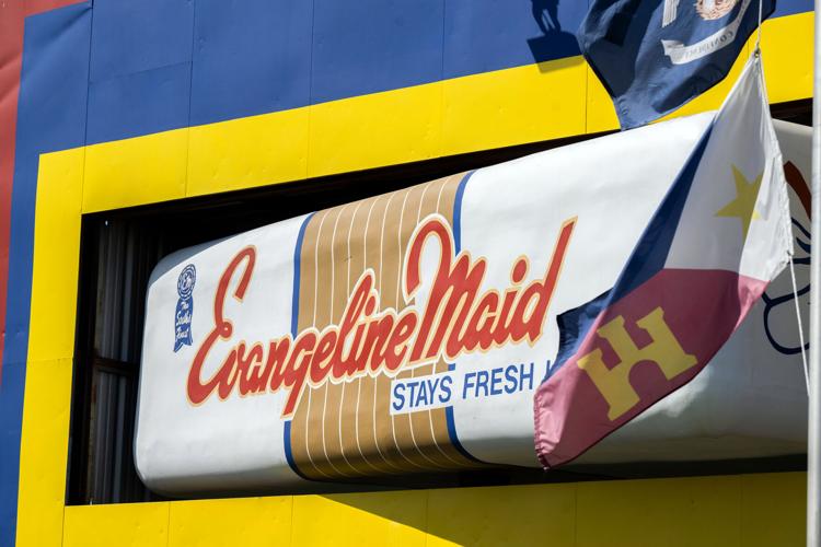 Bakery’s iconic revolving Evangeline Maid sign restored | News ...