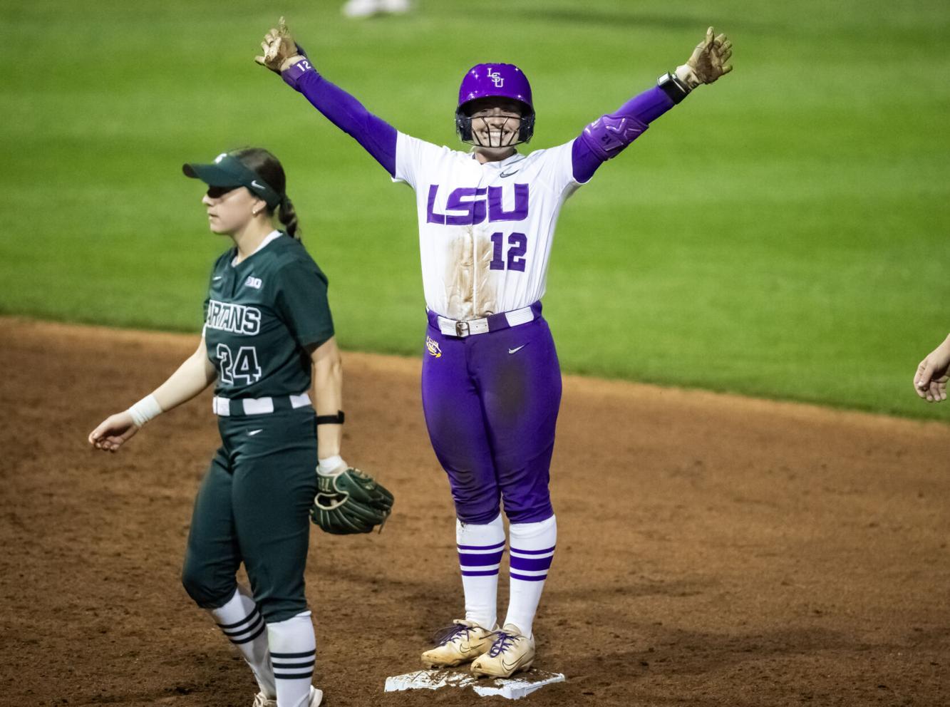 Photos: LSU drops Michigan State 9-0 in Purple & Gold Classic | Sports ...