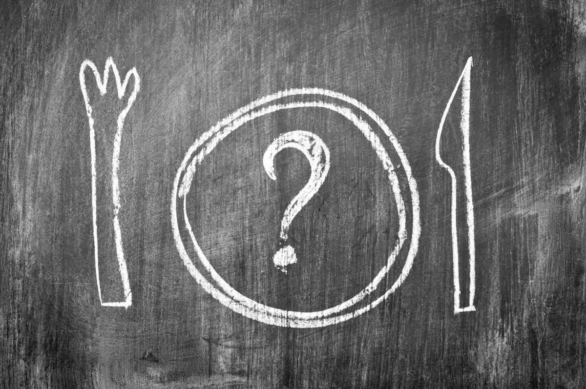 Meal concept with question mark | | theadvocate.com