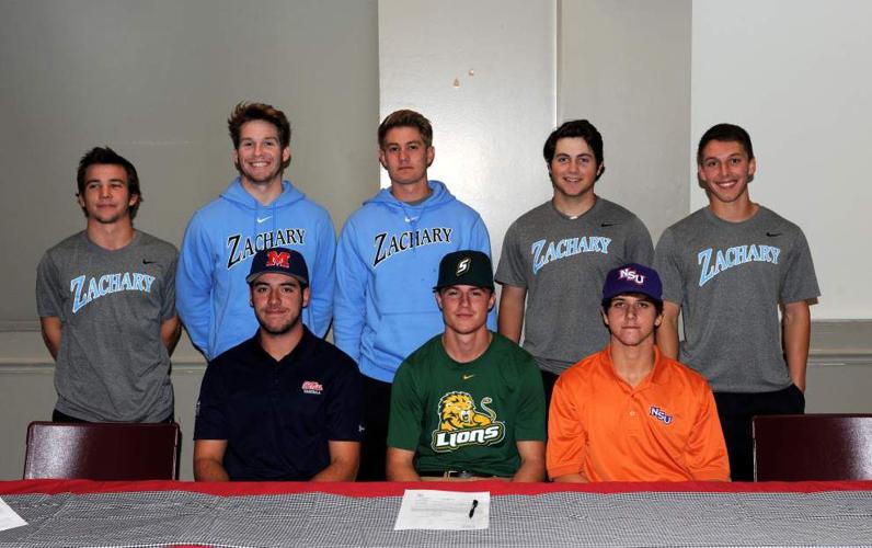 Three Broncos sign to play college baseball | Zachary | theadvocate.com