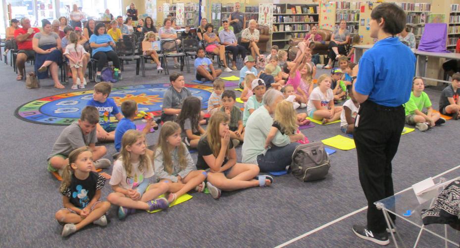 Magic show entertains families at Hammond library | Livingston ...