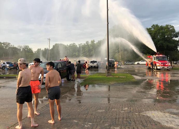 Wet and wild last day of school for St. Amant High seniors | Ascension ...