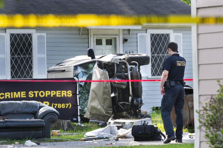 Car crashes after its driver is shot, killed on Addison Street, Baton ...