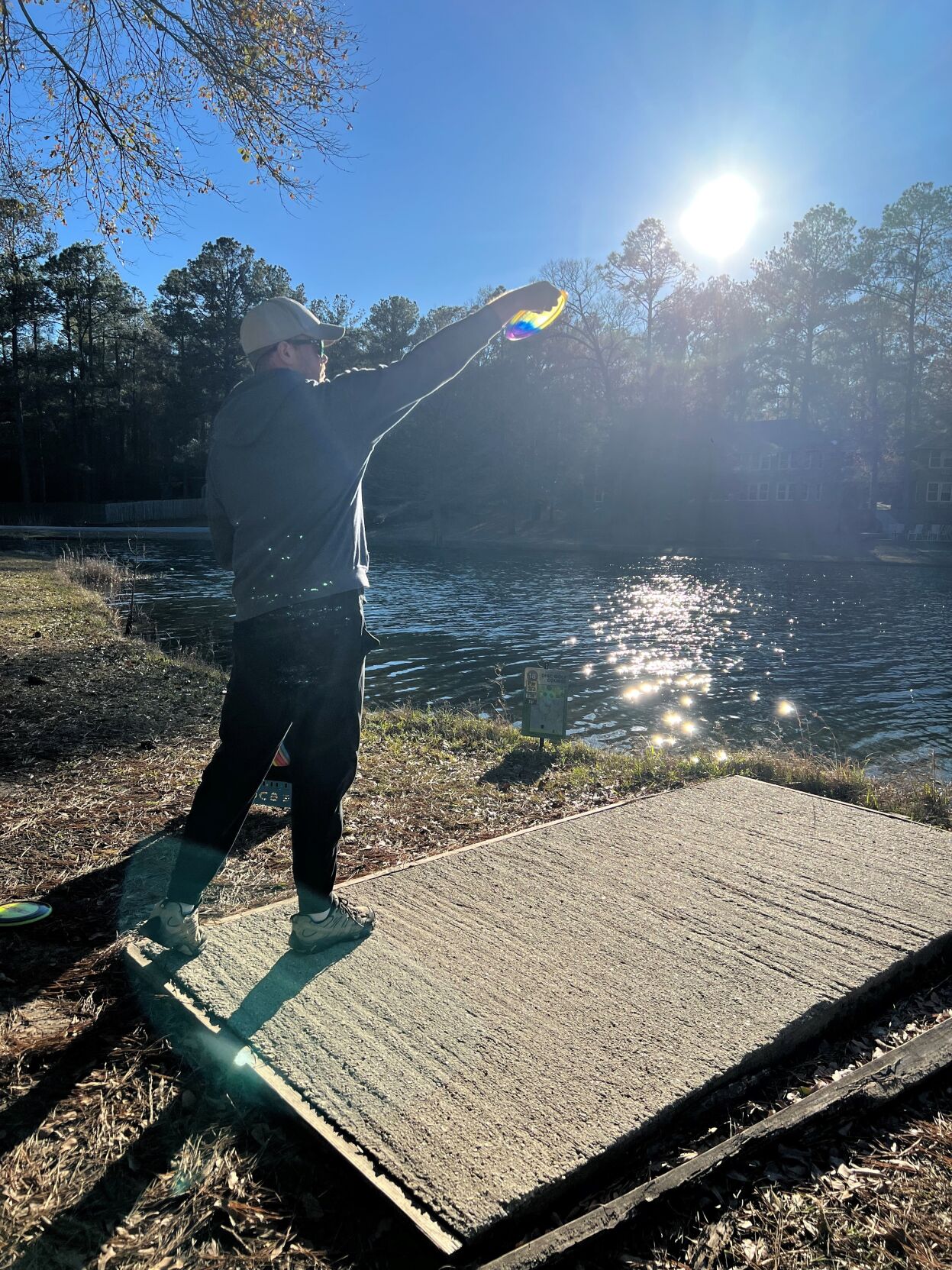 Jan Risher learns how to play disc golf from young teachers ...
