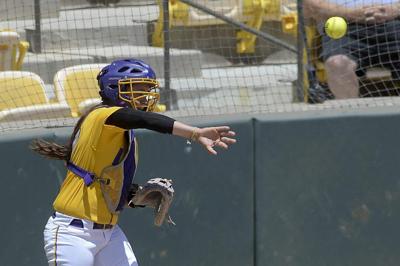 LSU softball team, playing on the road for the first time as the No. 1 ...