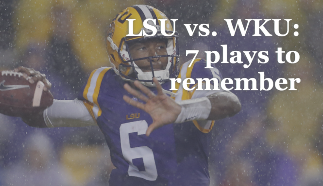 LSU vs. Western Kentucky: 7 plays to remember in 48-20 Tigers win | LSU ...