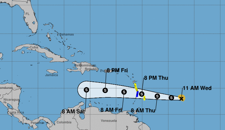 Tropical Storm Bret strengthens ahead of Caribbean landfall | Hurricane ...