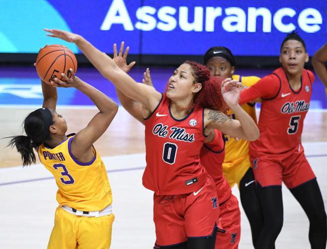 Four-point play on banked-in 3 helps LSU women force OT, where Tigers ...