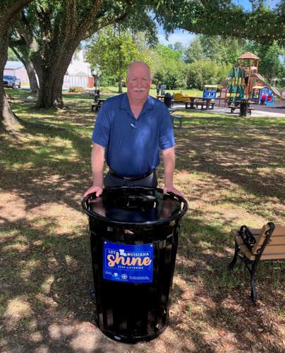 New trash bins placed in Zachary parks through Keep Louisiana Beautiful ...