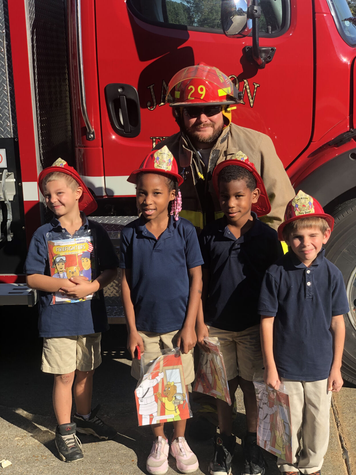 Jackson Elementary School meet firefighters to learn safety | East ...