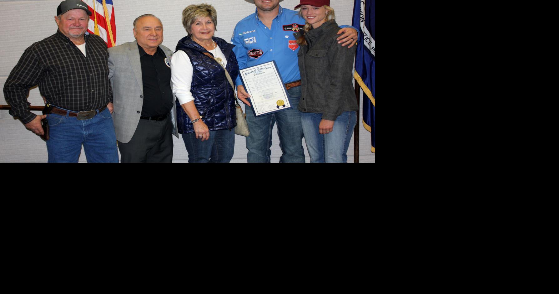 World champion rodeo cowboy Tyler Waguespack gets Ascension Parish ...