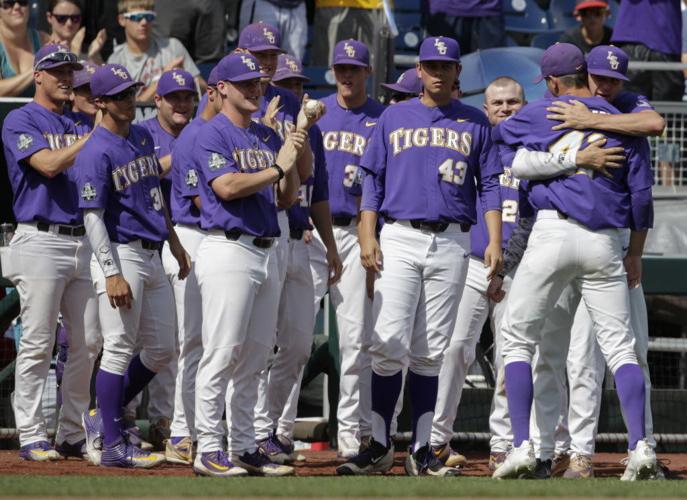 LSU holds off on naming a first-game starter for CWS finals against ...