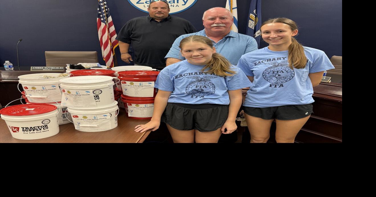 Zachary Future Farmers of America deliver Relief Buckets to city of ...