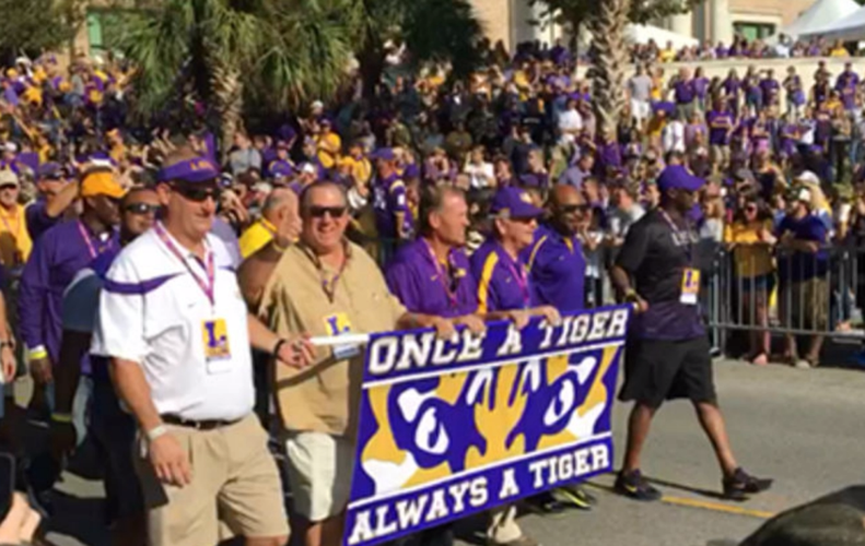 Videos: Ed Orgeron leads first LSU march down Victory Hill ... 'Once a ...