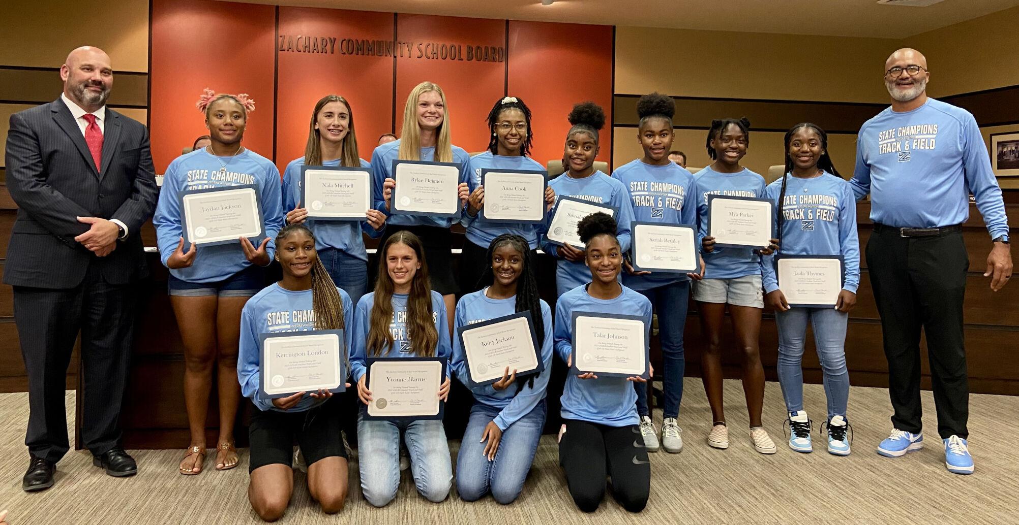 Athletes, recent retiree honored by Zachary School Board | Zachary ...
