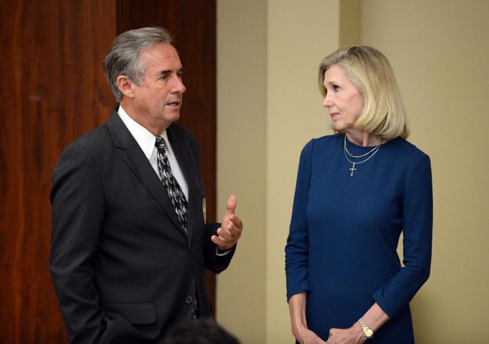 State Supreme Court candidates Jimmy Genovese, Marilyn Castle exchange ...