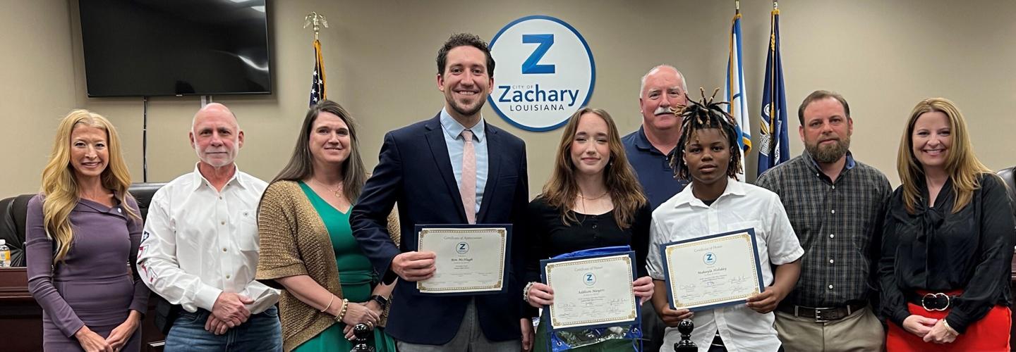 Student athletes honored for achievement by Zachary City Council ...