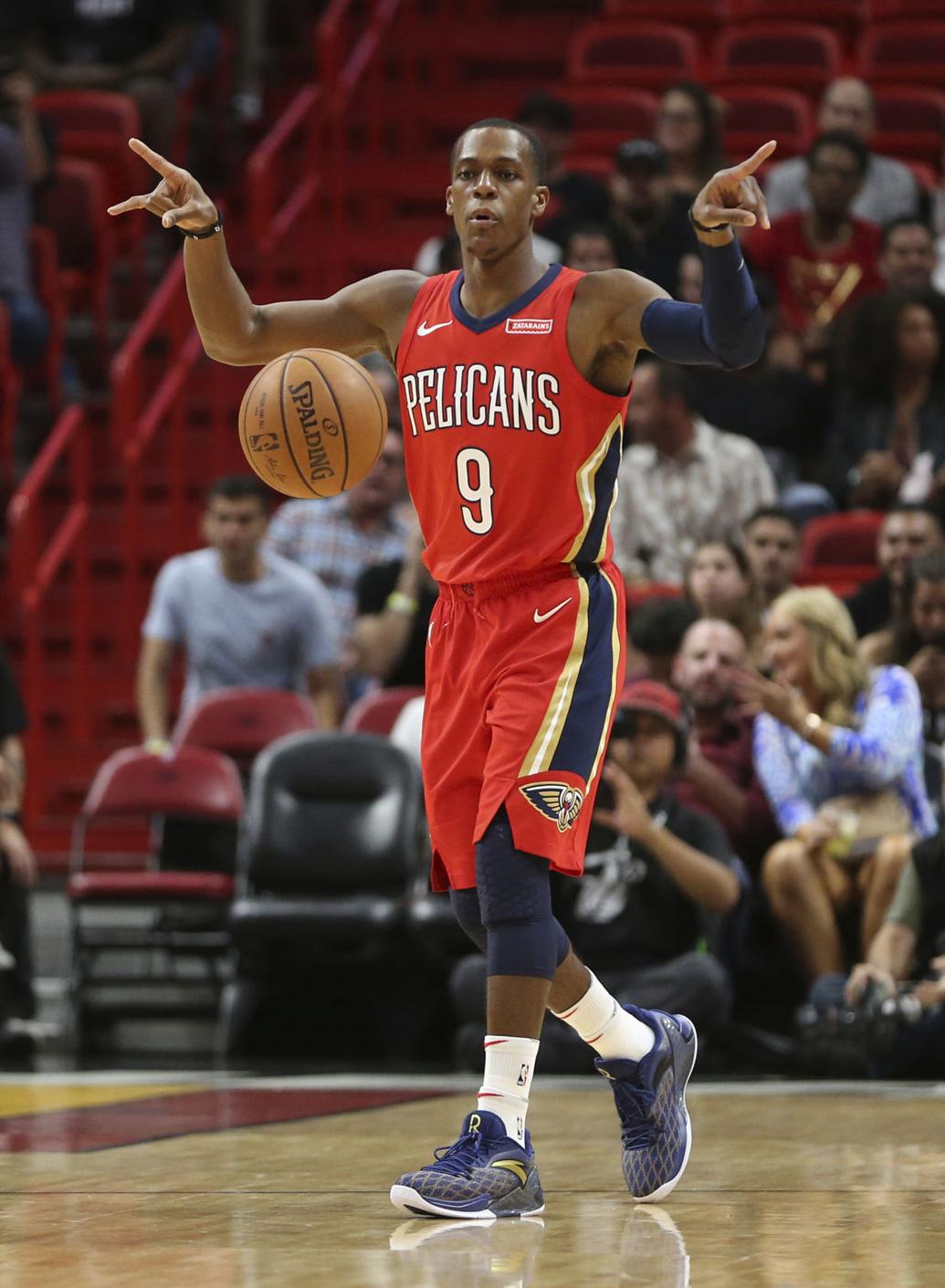 Rajon Rondo's record-breaking 25 assists help Pelicans rout Nets ...