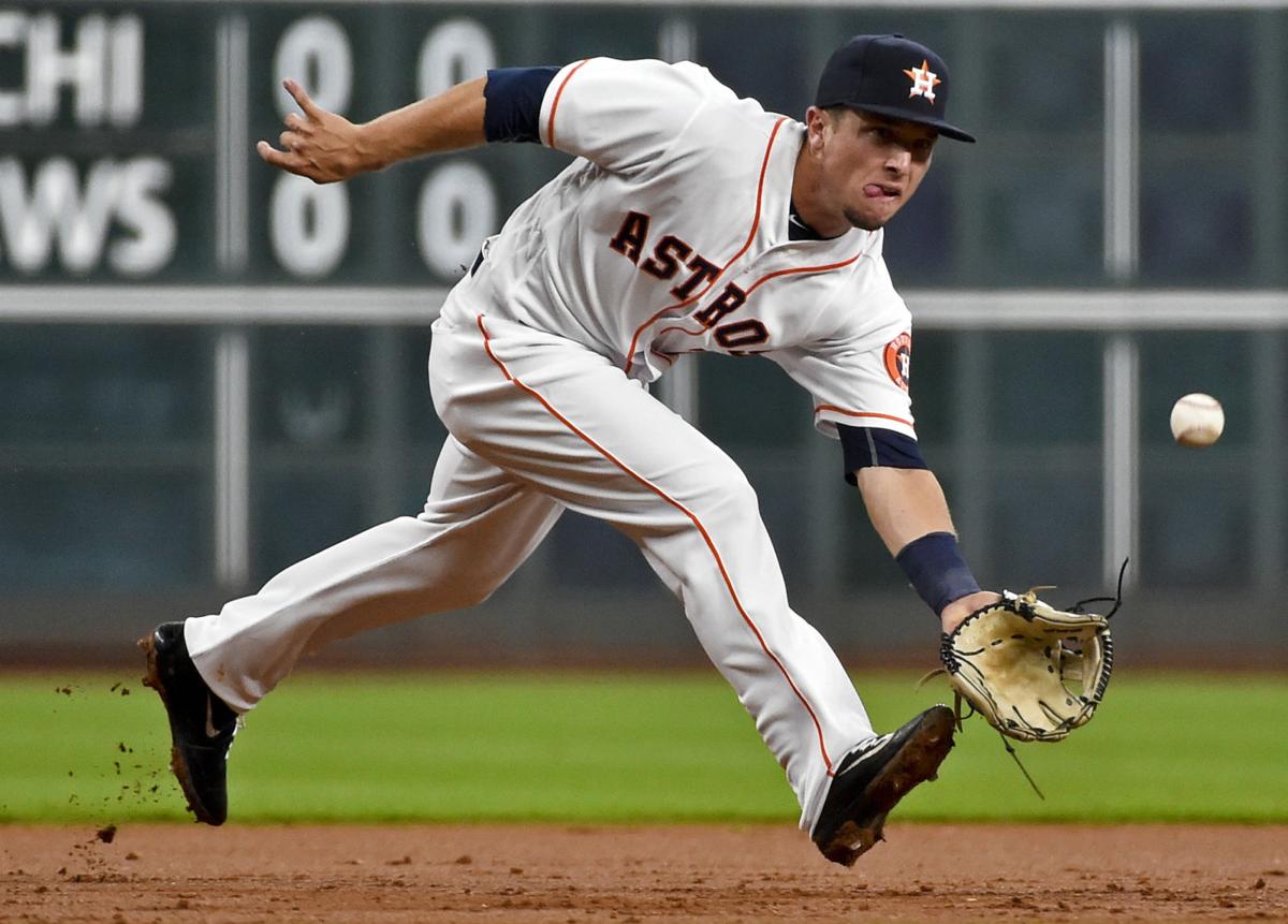 Astros' Alex Bregman gets first Major League hit, earns hug from two ...