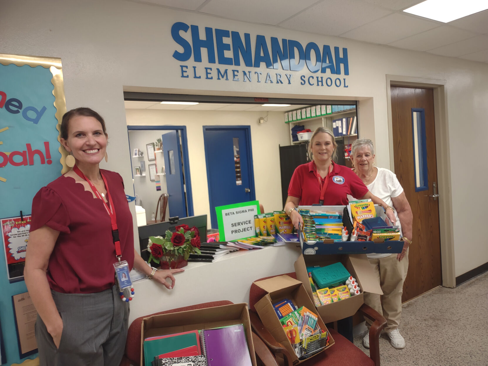 Beta Sigma Phi International chapter donated supplies to Shenandoah ...