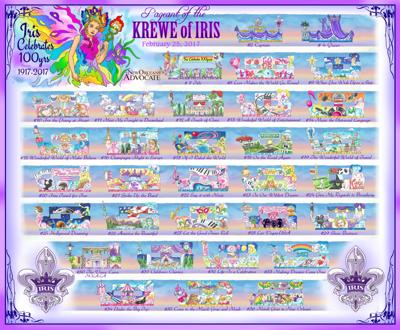 KREWE OF IRIS 2017: Sneak peek at floats as Iris celebrates 100 years ...