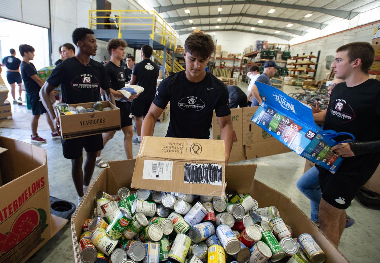 Photos: STM's CanStruction food drive results in hefty donation ...