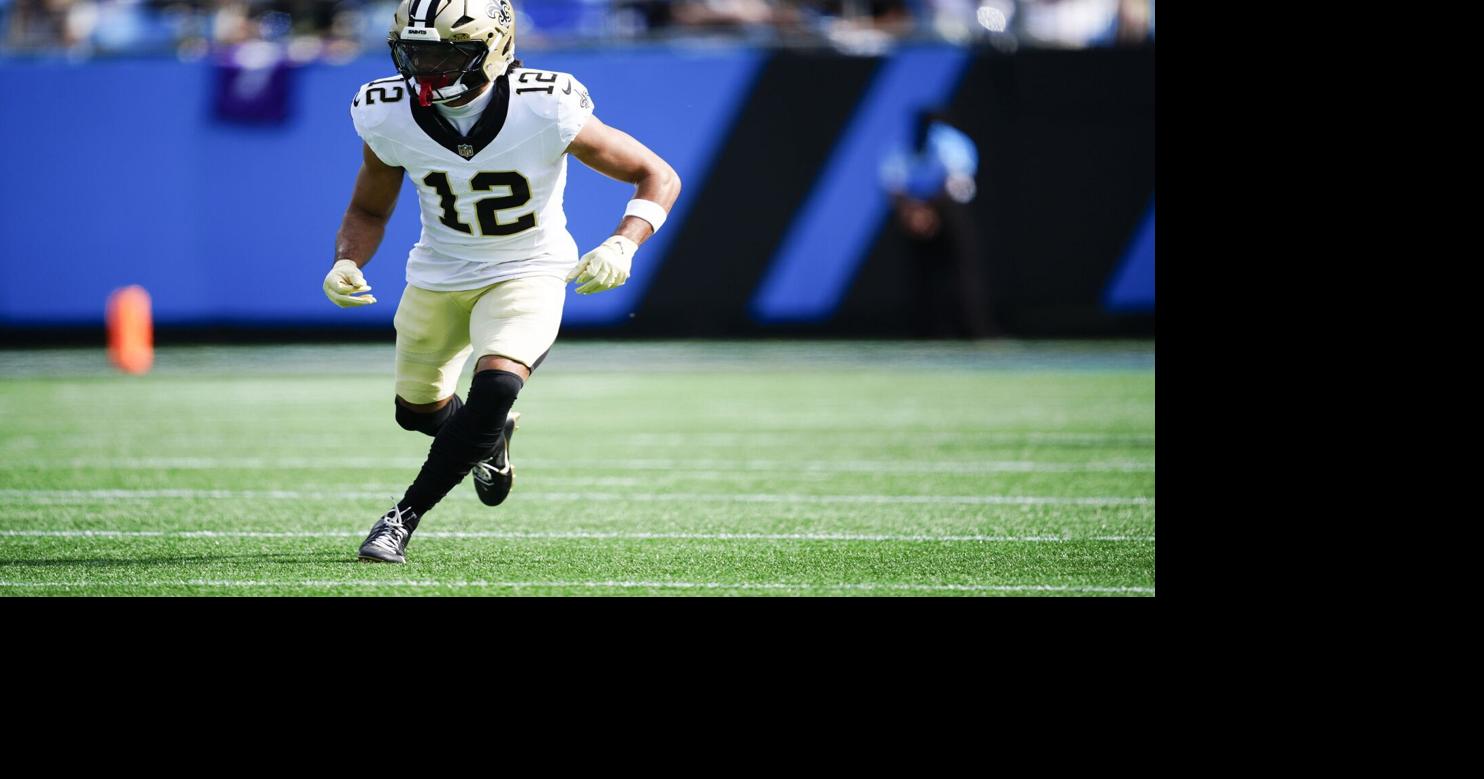 Saints WR Chris Olave leaves Panthers game with an injury | Saints ...