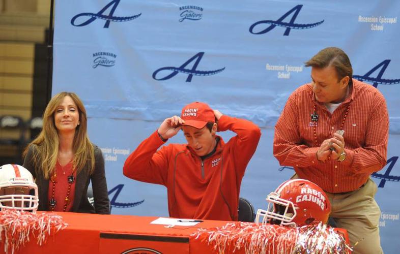 Jake Arceneaux, the pride of tiny Ascension Episcopal, gives the Ragin ...