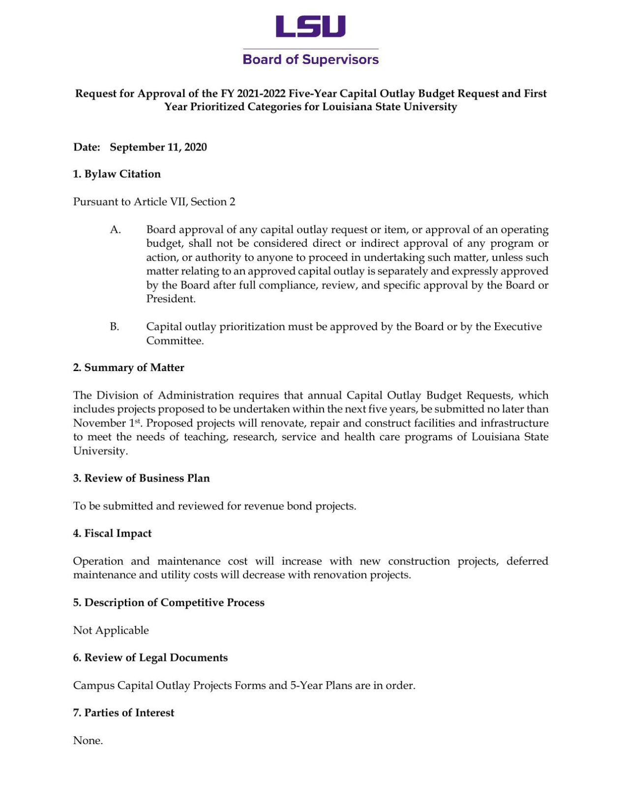 LSU Capital Outlay requests | | theadvocate.com