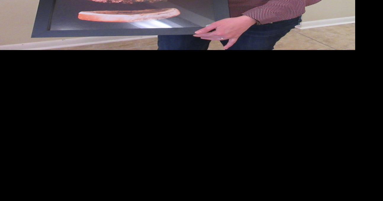 Photos of food in motion displayed with student art at Livingston Arts ...