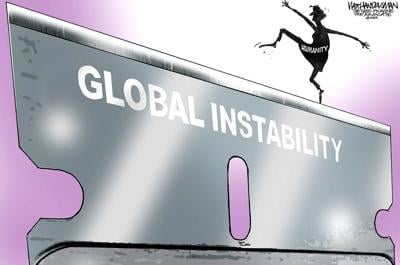 Global tension and instability Cartoon | Walt Handelsman | theadvocate.com