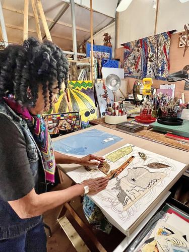 Malaika Favorite tells her artistic story through an explosion of color ...