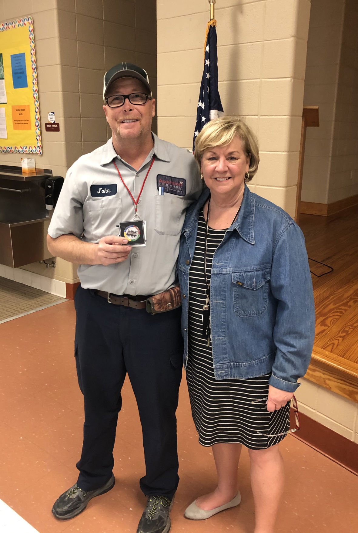 Prairieville Primary School maintenance supervisor honored for service ...
