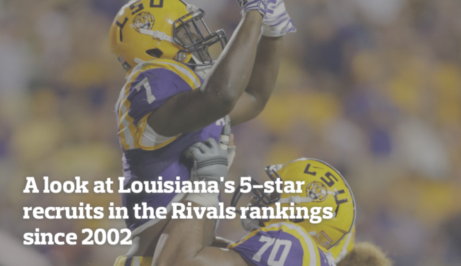 A look at Louisiana's 5-star recruits in the Rivals rankings since 2002 | LSU | theadvocate.com