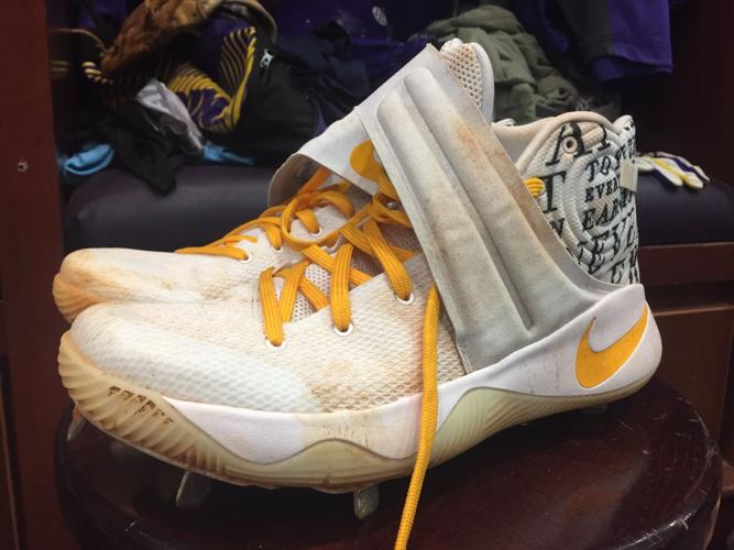 Kramer Robertson's collection of customized LSU baseball cleats? 'It's ...