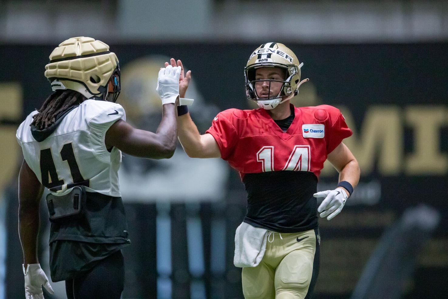 Photos: The New Orleans Saints Start Saturday practice indoors | Photos ...