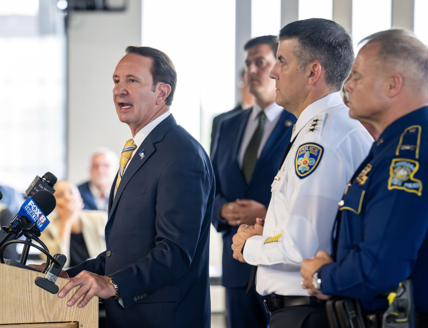 Louisiana Gov. Jeff Landry describes WHCA evacuation | State Politics ...